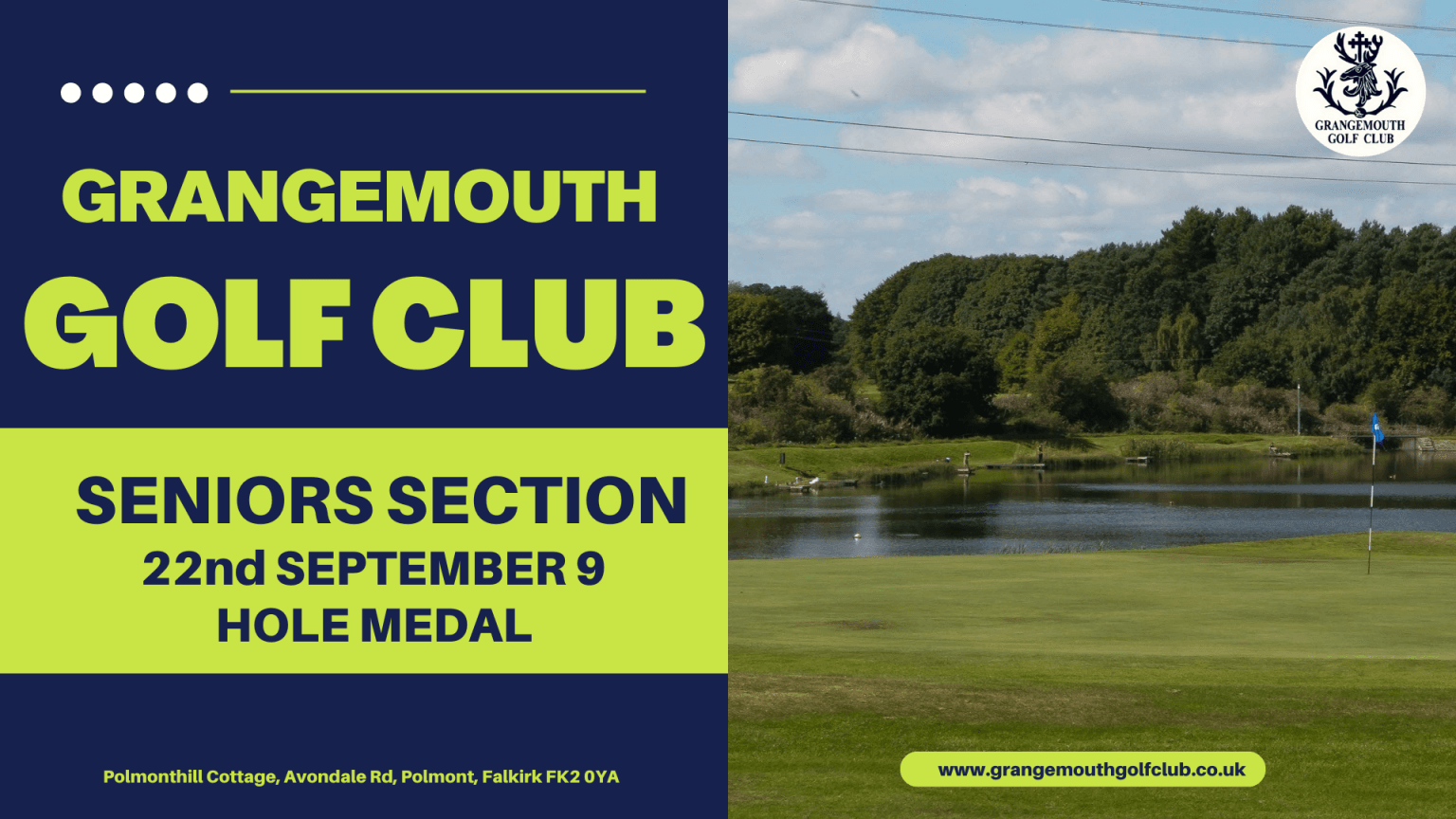 Seniors 9 Hole Stableford Medal – Grangemouth Golf Club