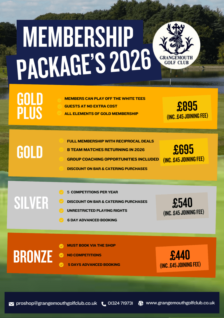 Golf Membership in Grangemouth | Join Today